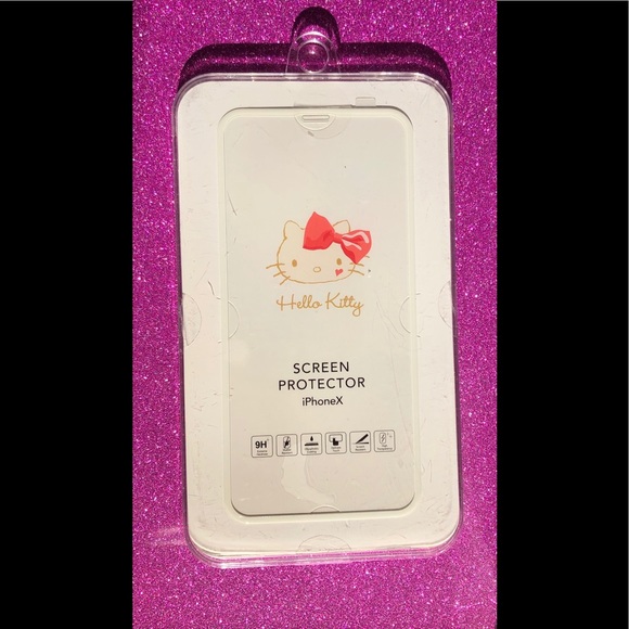 Accessories | Iphone X Hello Kitty Screen Protector | Poshmark